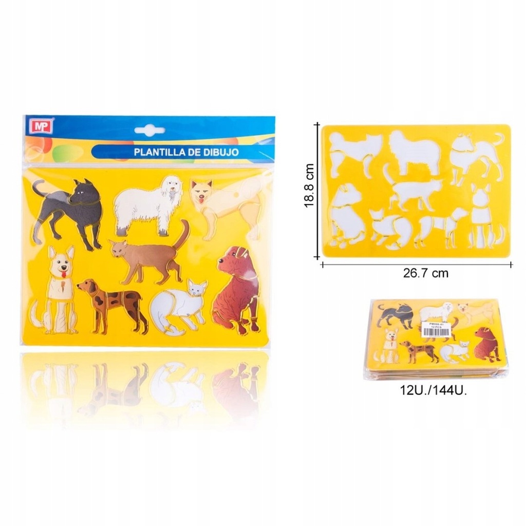 SZABLON DO RYSOWANIA RYSOWANIE PSY KOTY PUPIL - 11903531899 - oficjalne ...