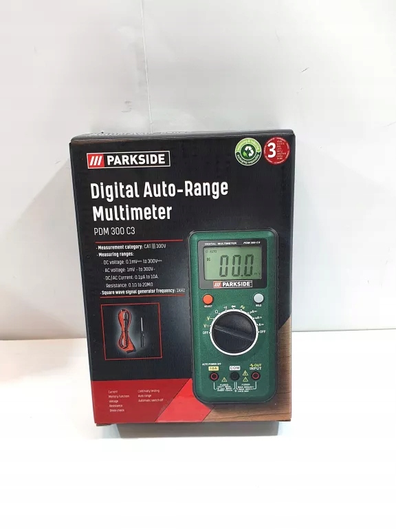 PARKSIDE MULTIMETER AUTORANGE PDM 300 C3 - 13772138730 - oficjalne archiwum Allegro