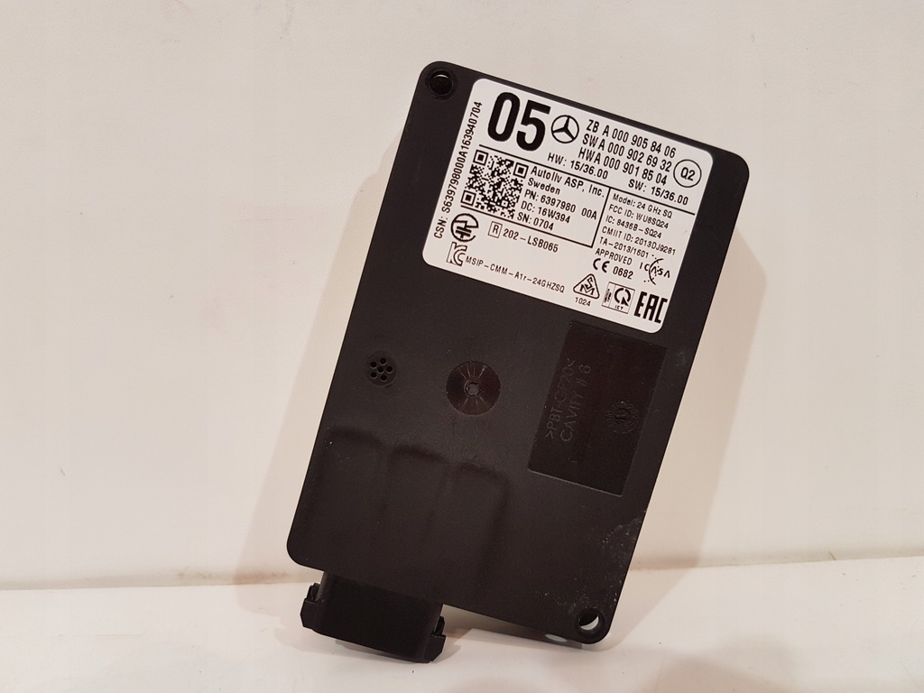 RADAR SENSOR CZUJNIK MERCEDES A0009058406 - 8481494375 - oficjalne ...