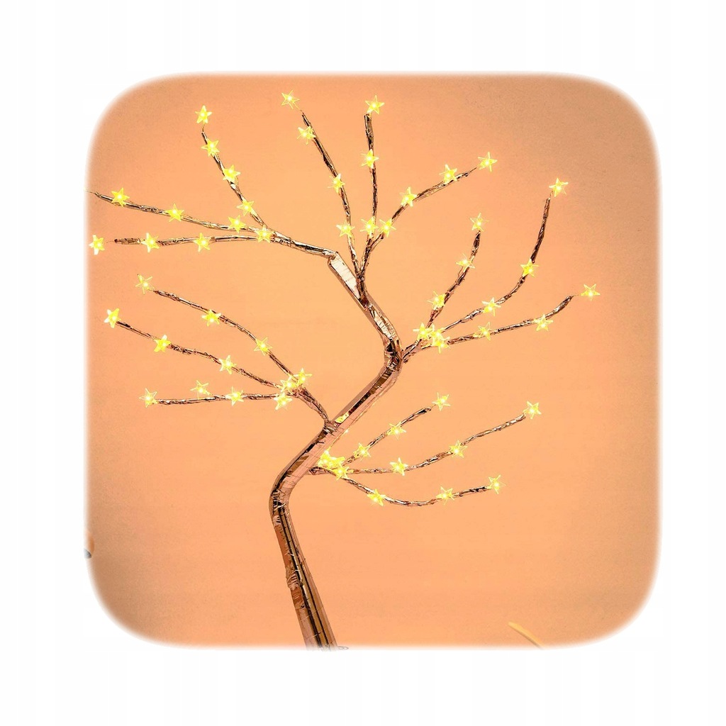 DRZEWKO LED ŚWIECĄCE LAMPKI ŚWIĄTECZNE 60 LED - 11381823553 - oficjalne ...