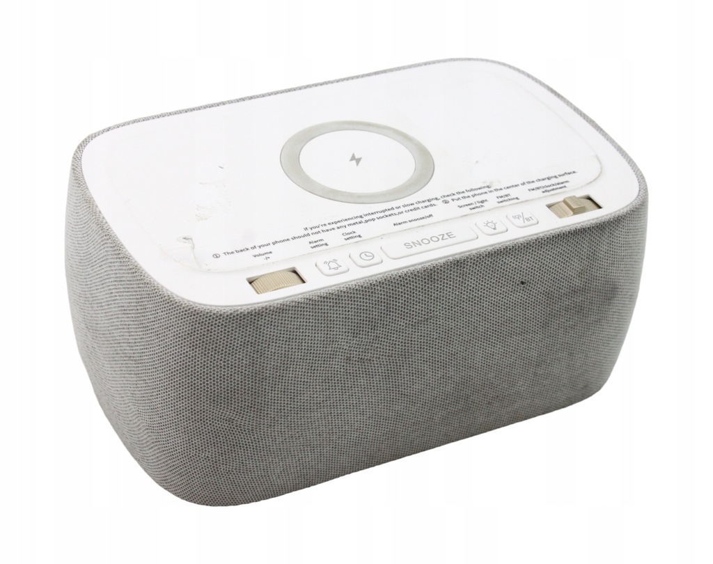 Radiobudzik BT z ładowarką indukcyjną EZVALO CSD01 - 13955632011 - oficjalne archiwum Allegro