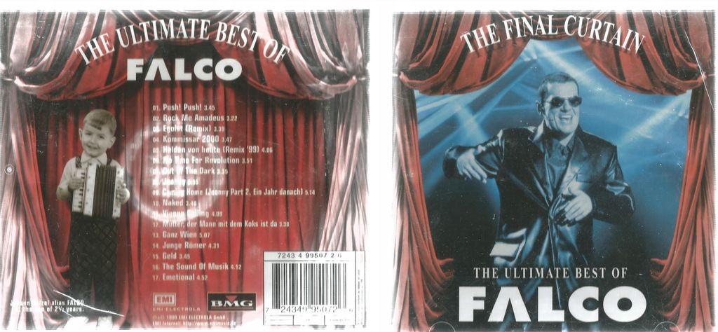 CD Falco - The Final Curtain The Ultimate Best Of - 12087168538 ...