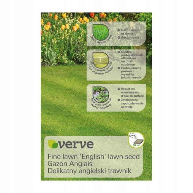 Trawa na angielski trawnik Verve 1,25 kg na 50 m2 - 13099098880 ...
