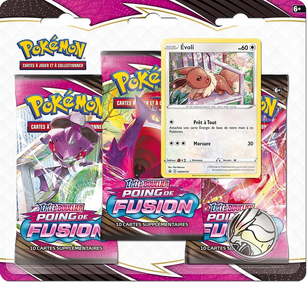 Pokemon 3 Booster Pack Miecz i tarcza Gra karciana - 11916735479 ...