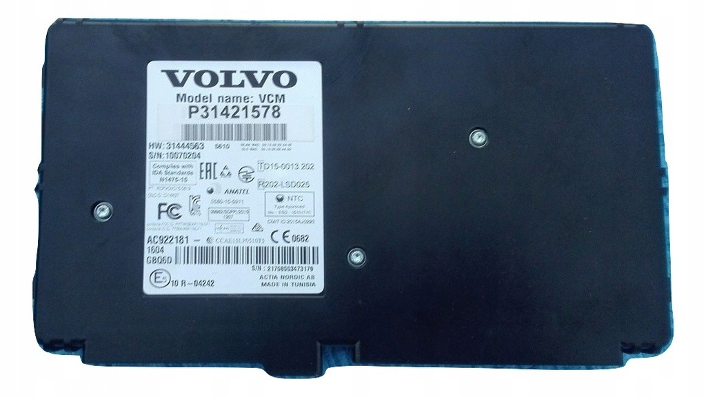VOLVO S90 V90 XC90 XC60 MODUŁ VCM 31421578 - 9983437239 - oficjalne archiwum Allegro