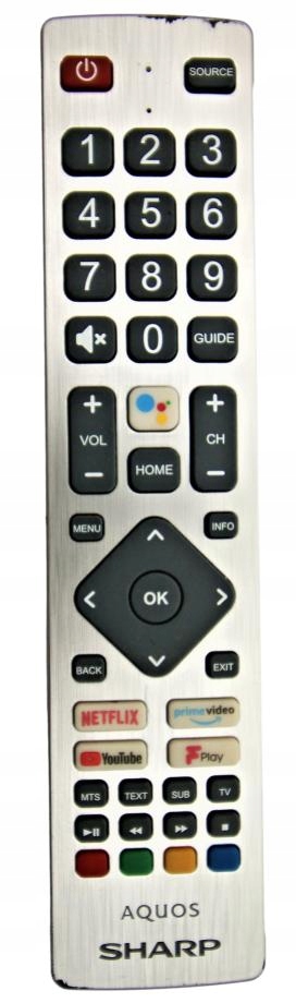 Pilot TV Sharp AQUOS Android ORYGINALNY UŻYWANY - 14107979423 ...