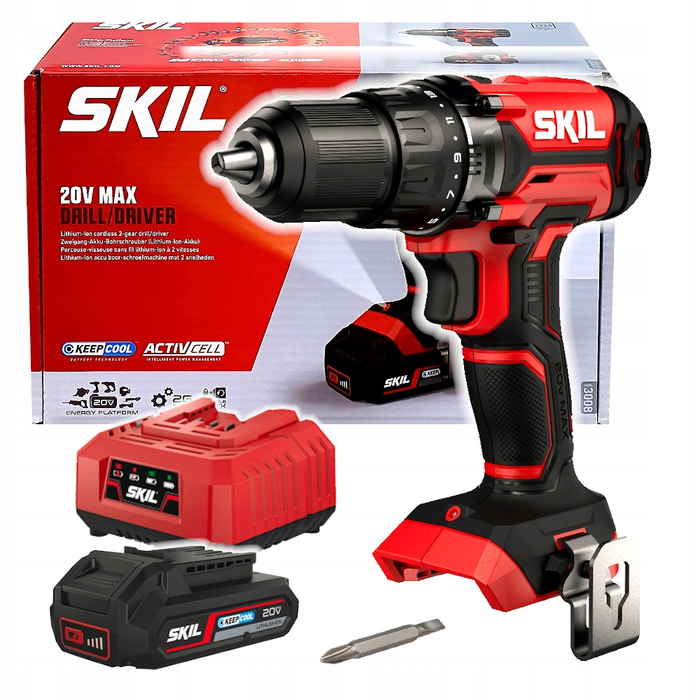 Akumulatorowa wkrętarka Skil 20V 3008 AB 1x2.5Ah - 10852031832 ...
