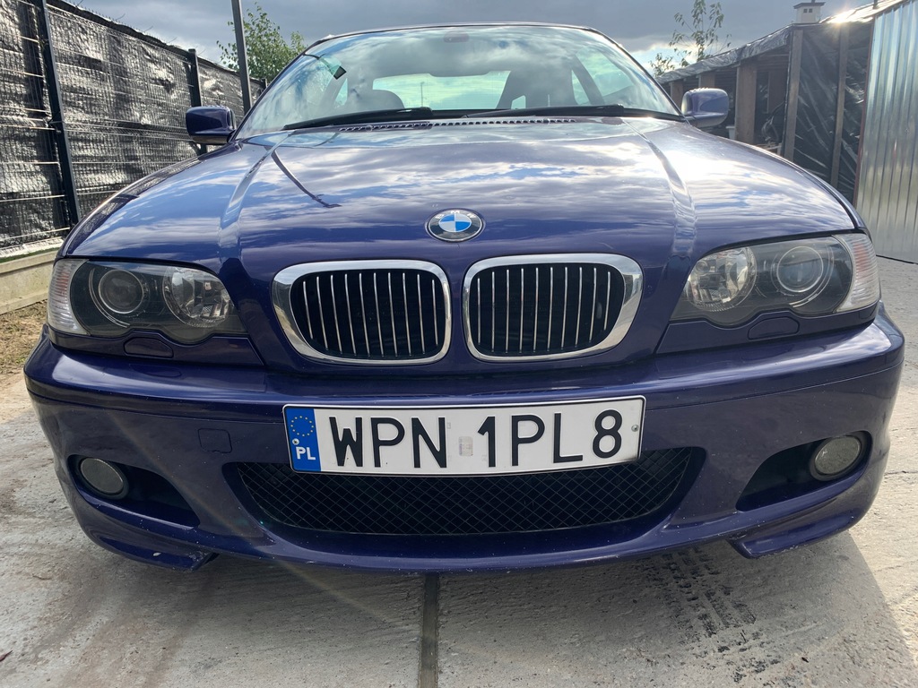 BMW E46 zderzak przód M-pakiet velvet coupe cabrio - 9705331309 - oficjalne archiwum Allegro
