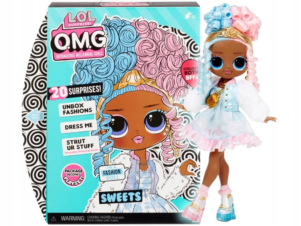 LOL Surprise OMG Sweets Lalka Modowa S4 572763 - 12309038650 - oficjalne archiwum Allegro