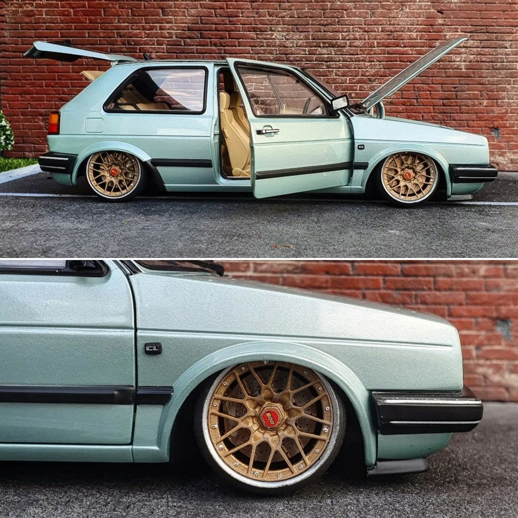 1:18 VW Golf MK2 II CL BBS RS2 16" Volkswagen 1988 - 14053839293 ...