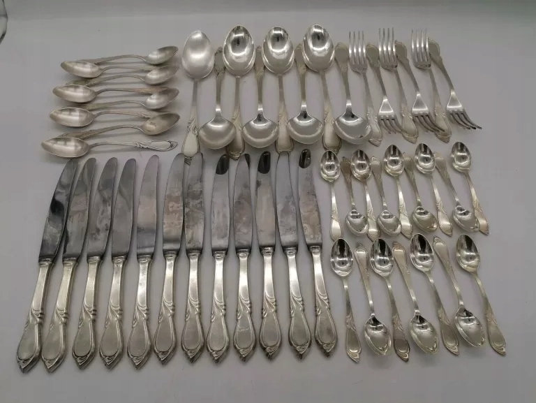 SREBRNY ZESTAW SZTUĆCÓW HEFRA PRÓBA 800 - 14176069177 - oficjalne ...