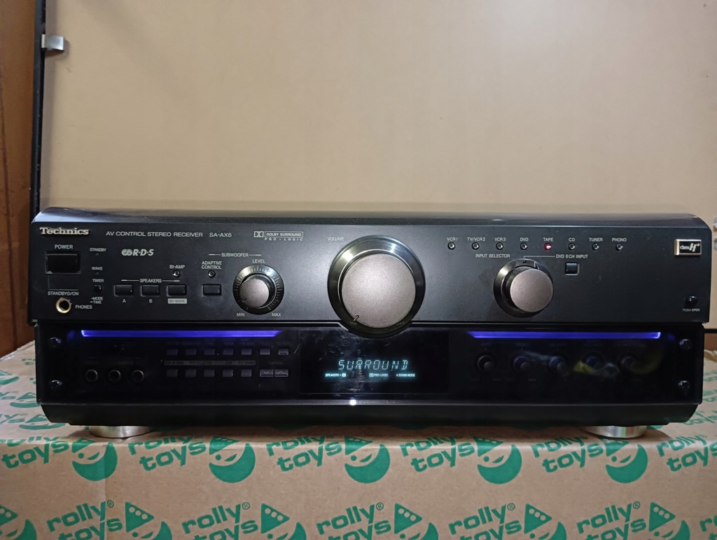 Amplituner Technics SA-AX6 czarny pilot w zestawi - 12609697726 ...