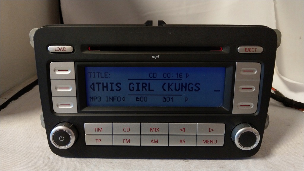 RADIO CD VW rcd-500 MP3 golf 5 v plus passat b6 - 9165905343 ...