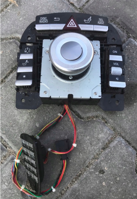 Panel sterowania, kontroler Mercedes S klasa W221 - 13452431806 ...