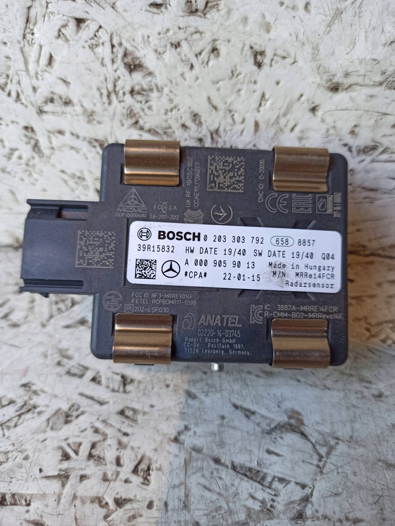 MERCEDES A0009059013 RADAR SENSOR DISTRONIC - 12463358018 - oficjalne ...