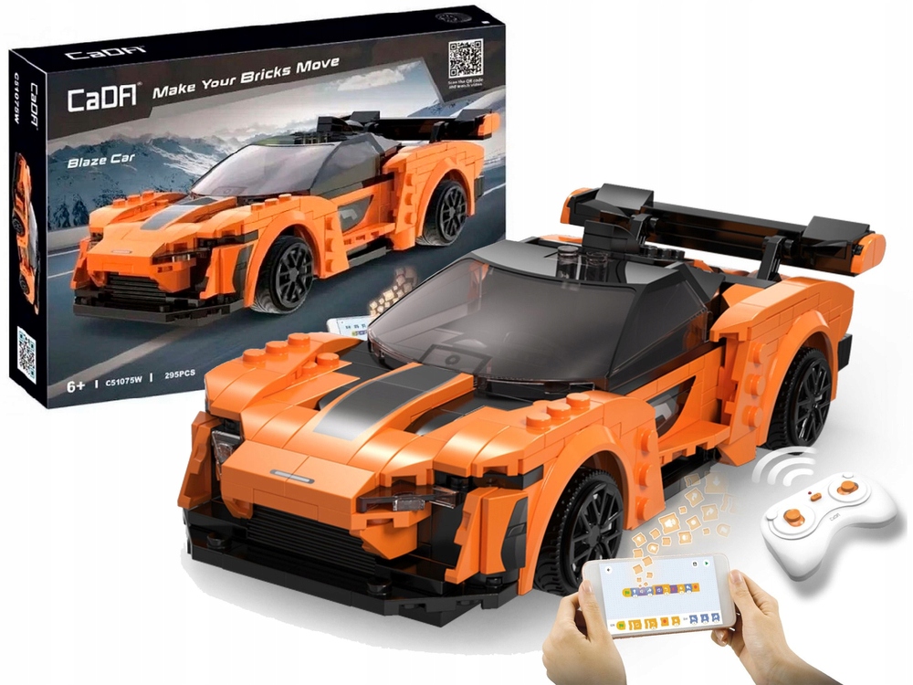 KLOCKI CADA TECHNIC RC 2.4GHz EVO RACE CAR 295EL - 12834931276 ...