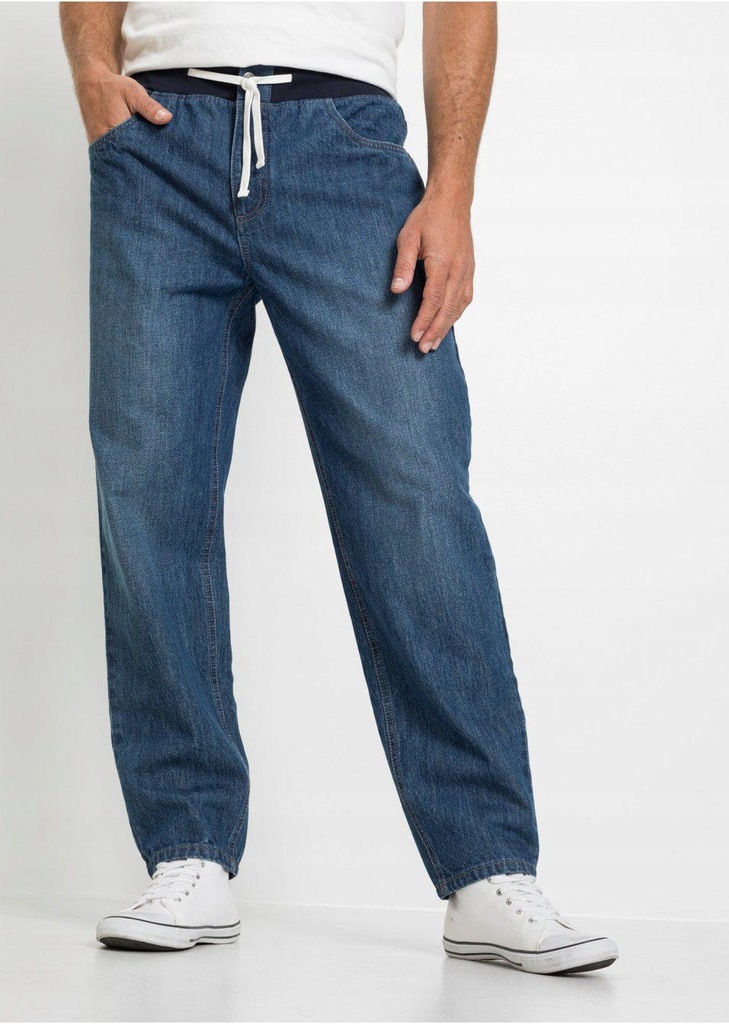 JN3025 MĘSKIE JEANSY Z WIĄZANIEM__54 - 13481570667 - oficjalne archiwum ...