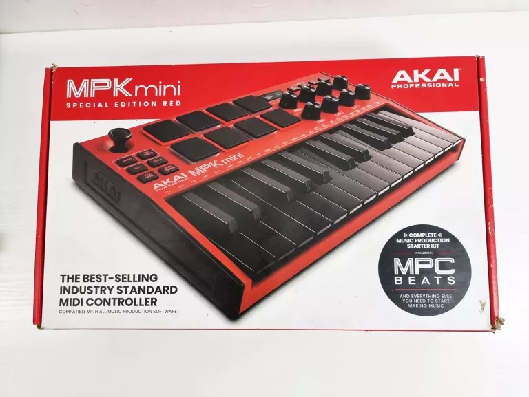 MINI KLAWIATURA SYNTEZATOR AKAI MPK MINI 3 KPL - 12548244045 ...