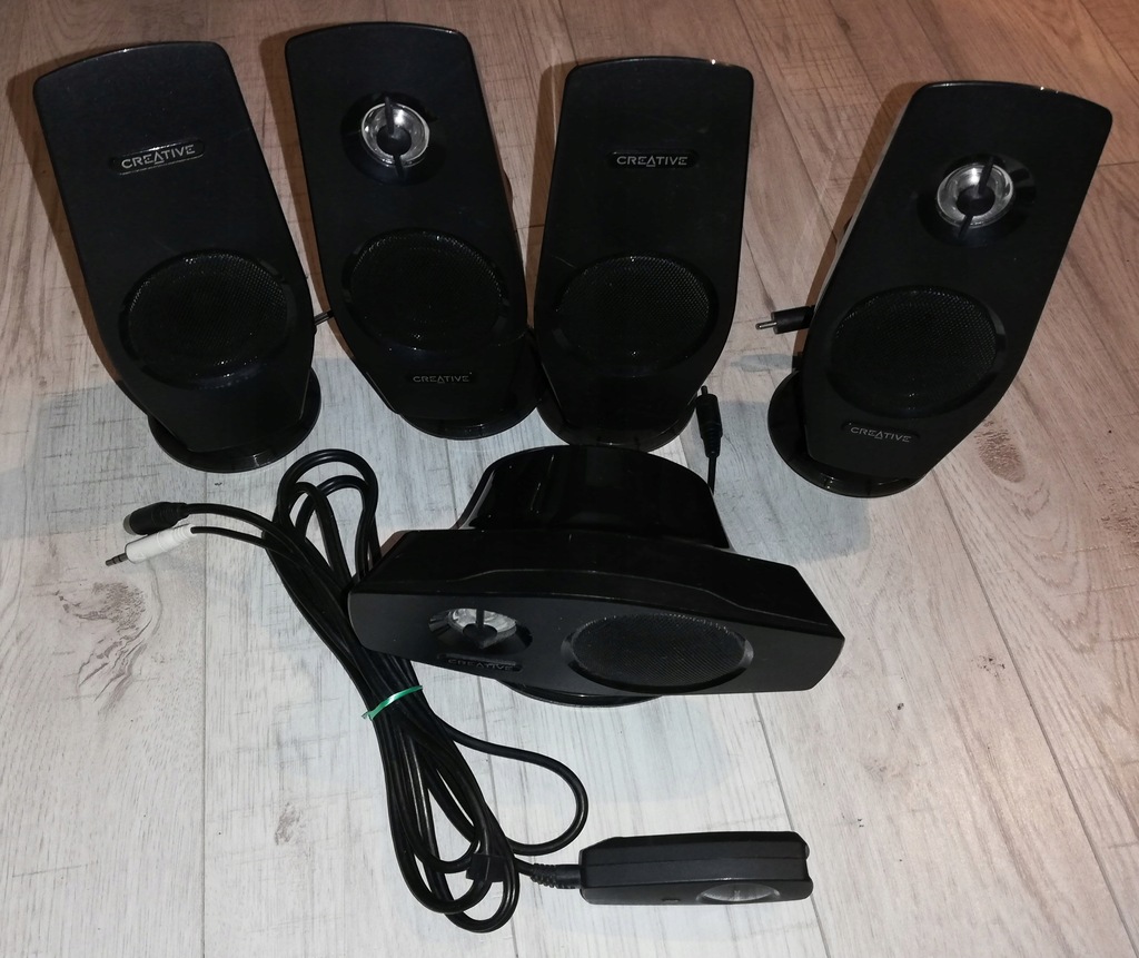 GŁOŚNIKI CREATIVE 5.1 5 GŁOŚNIKÓW SATELITY - 7872317764 - oficjalne ...