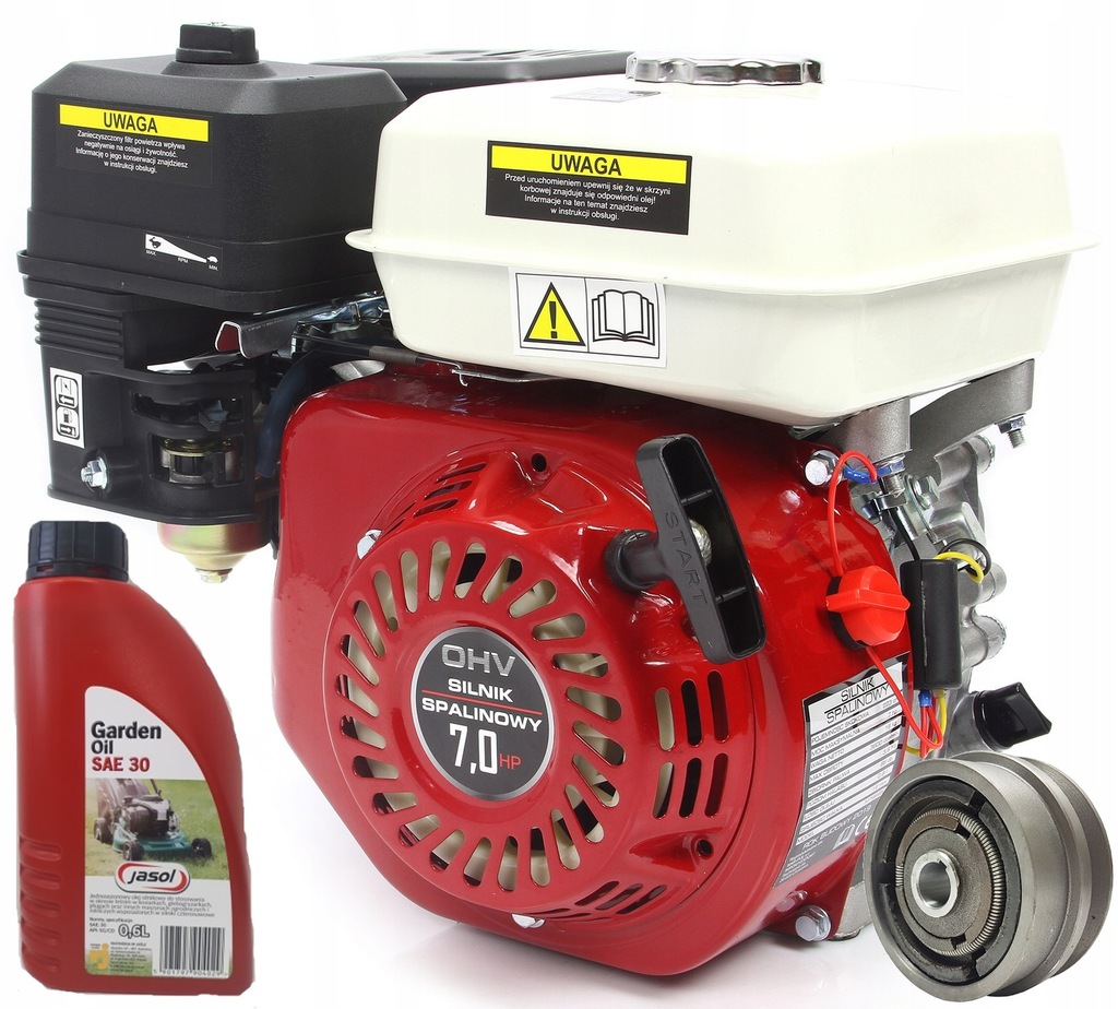 SILNIK SPALINOWY 7.0HP/20mm/Sprzęgło+Olej - 8769910847 - oficjalne archiwum Allegro
