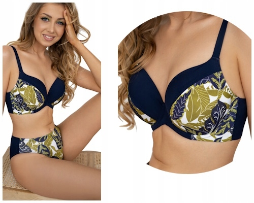 75H KrisLine Paros navy bra ultra biustonosz do stroju kąpielowego - 16086967236 - oficjalne ...