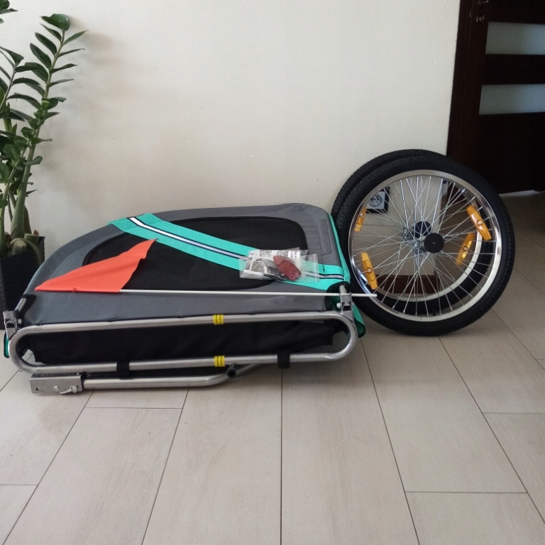 Przyczepka rowerowa dla psa kota wodoodpor Pawhut - 12155260773 ...