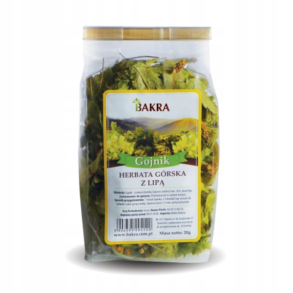 Herbata Gojnik 20g z lipą - 11319366641 - oficjalne archiwum Allegro