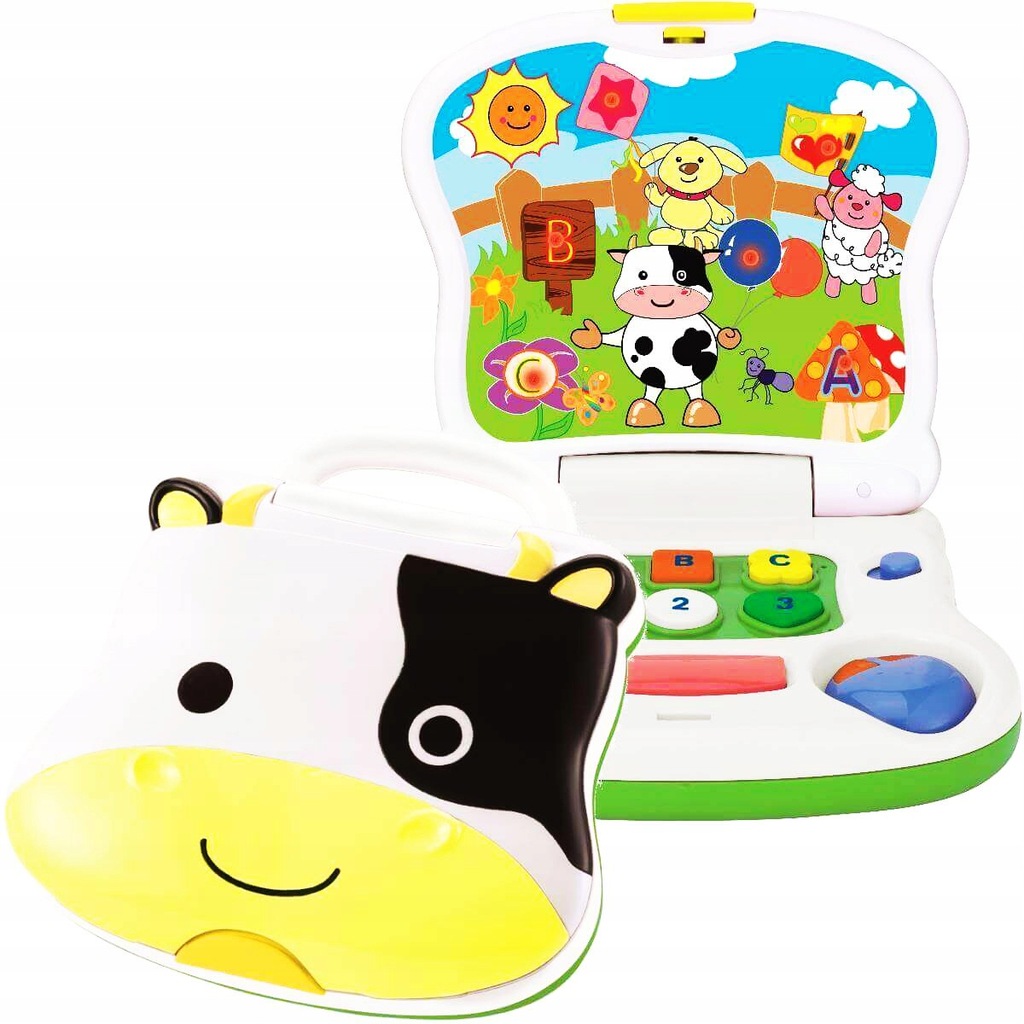 MÓJ PIERWSZY LAPTOP KRÓWKA KOMPUTEREK INTERAKTYWNY - 11177510636 ...