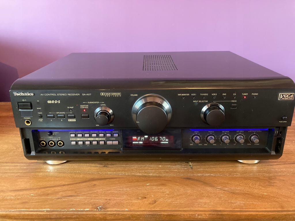 TECHNICS SA-AX7-wysokiej klasy amplituner 5.1 - 13356157948 - oficjalne archiwum Allegro