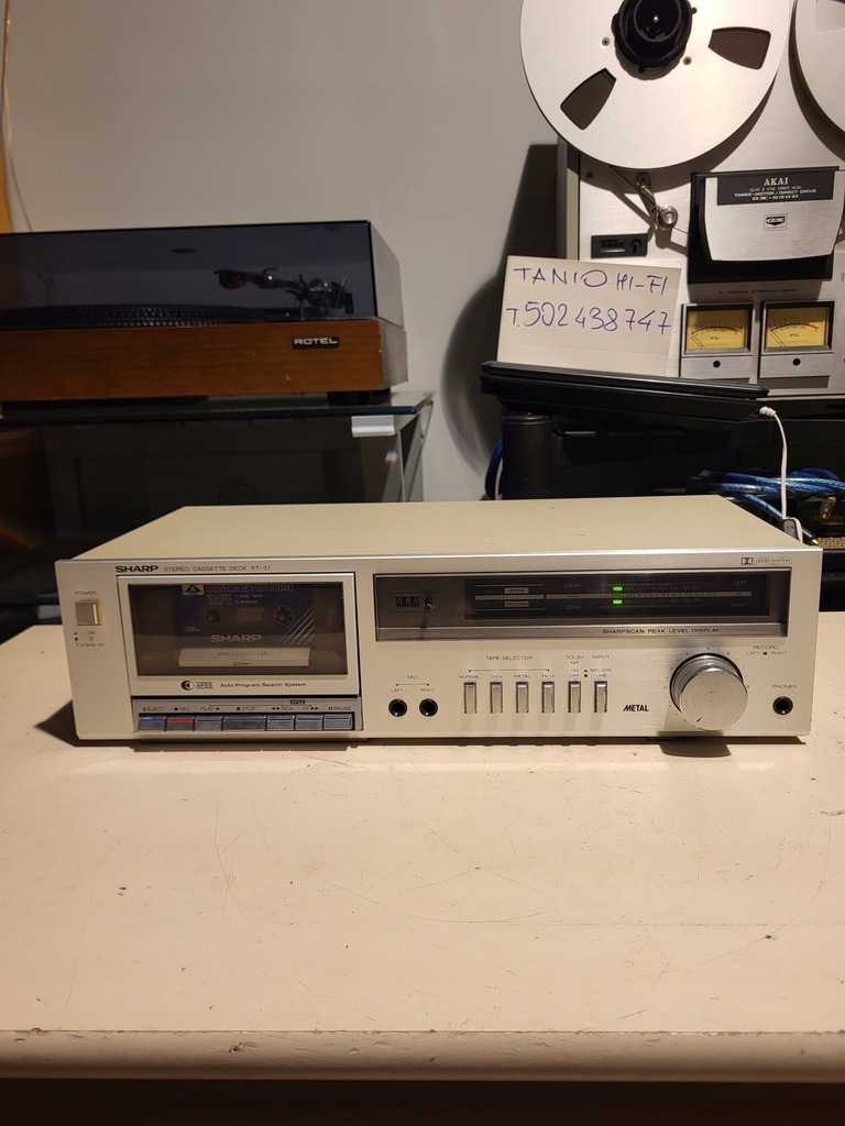 Magnetofon kasetowy SHARP RT-31H - 14863344114 - oficjalne archiwum Allegro
