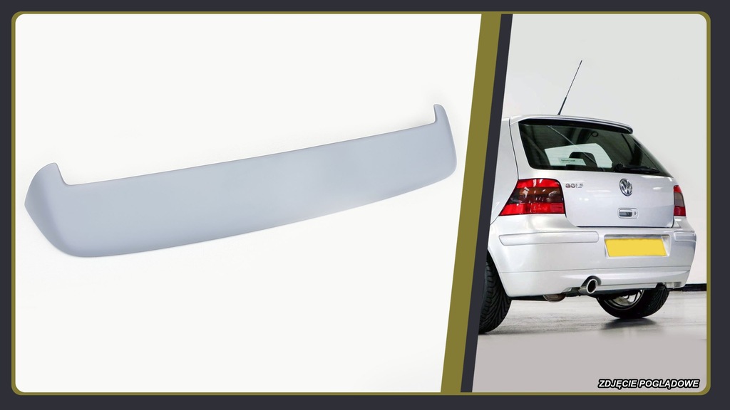 VW Golf mk4 IV 4 spoiler spojler lotka klapy VOTEX - 12354152359 ...