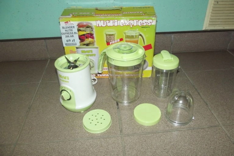 ZOBACZ !!!!! BLENDER NUTRI EXPRESS BL 266 AB - 9392543086 - oficjalne archiwum Allegro
