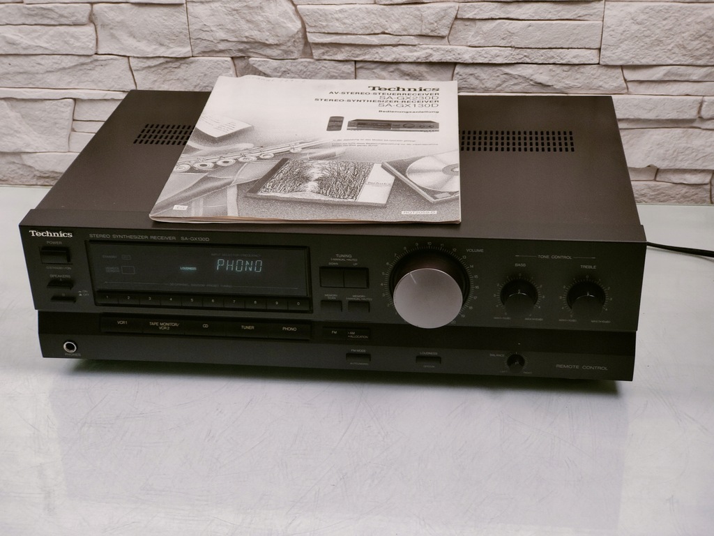 TECHNICS SA-GX130D Amplituner Stereo - 12580267105 - oficjalne archiwum ...