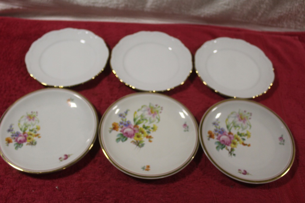 ZESTAW TALERZYKÓW PORCELANOWYCH-DESEROWE - 13171425092 - oficjalne archiwum Allegro