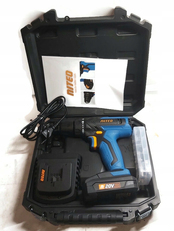 Wkrętarka akumulatorowa Niteo Tools20V(NIEUŻYWANA) - 13307101947 - oficjalne archiwum Allegro