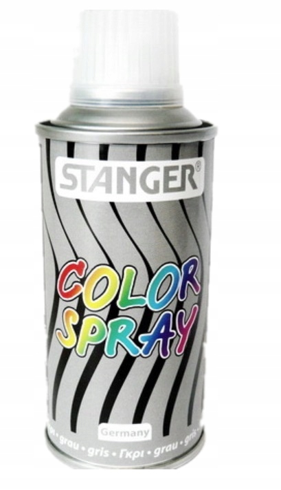 FARBA AKRYLOWA SPRAY STANGER 150ml szara - 13917069172 - oficjalne archiwum Allegro