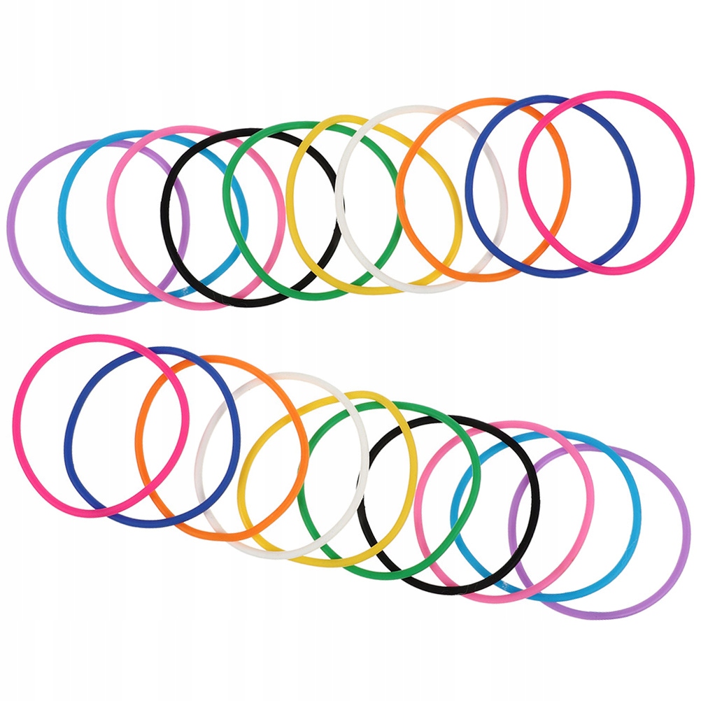 Silicone Bracelet Jelly Bracelets Bangles 20 Pcs - 14167126983 ...
