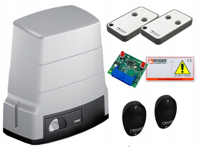 KIT H30/650/L ROGER - automat bram przesuwnych zes - 12911799454 - oficjalne archiwum Allegro