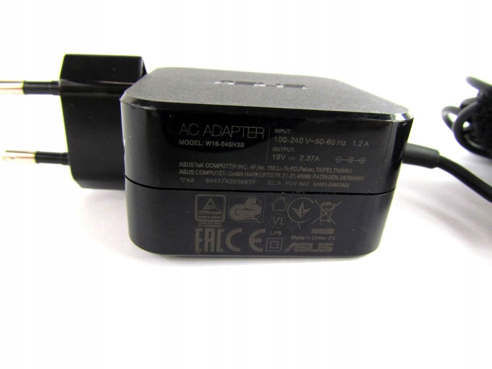 ASUS ZASILACZ ŁADOWARKA AC ADAPTER W16-045N3B 45W - 8362661809 ...