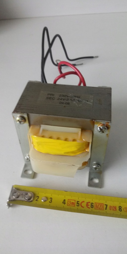 Transformator 230V / 24V 60VA - 12622982855 - oficjalne archiwum Allegro