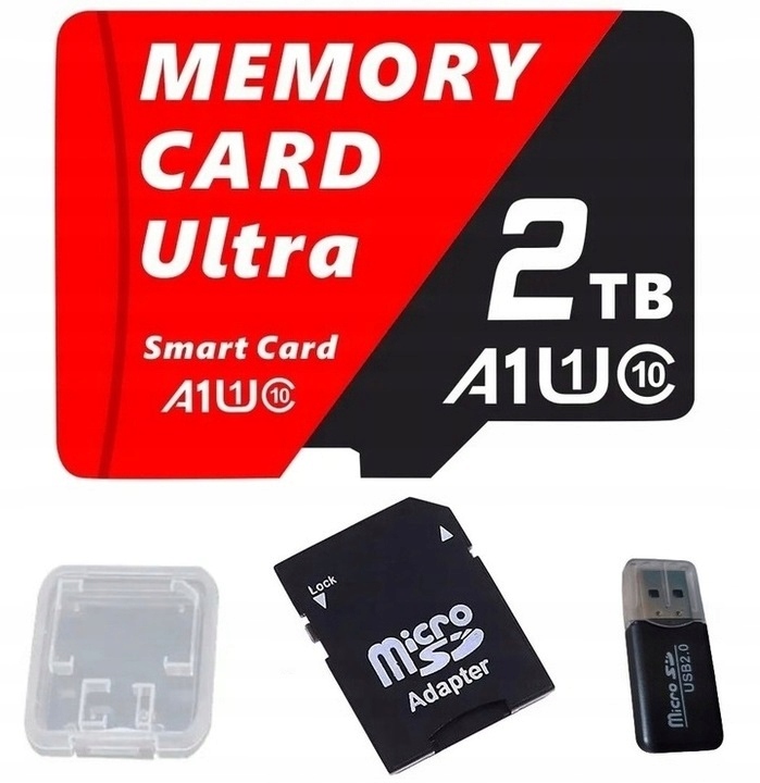 KARTA PAMIĘCI 2TB MEMORY CARD MICRO SD +ADAPTER SD - 13686720804 - oficjalne archiwum Allegro