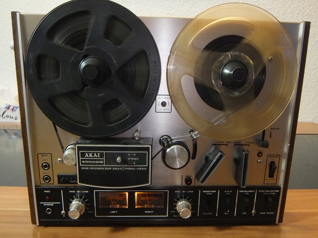 Magnetofon szpulowy Akai 4000DS srebrny - 13323445956 - oficjalne archiwum Allegro