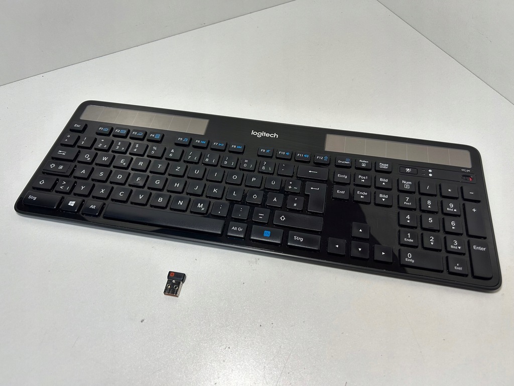 Klawiatura solarna LOGITECH K750 Solar qwertz - 14930114597 - oficjalne ...