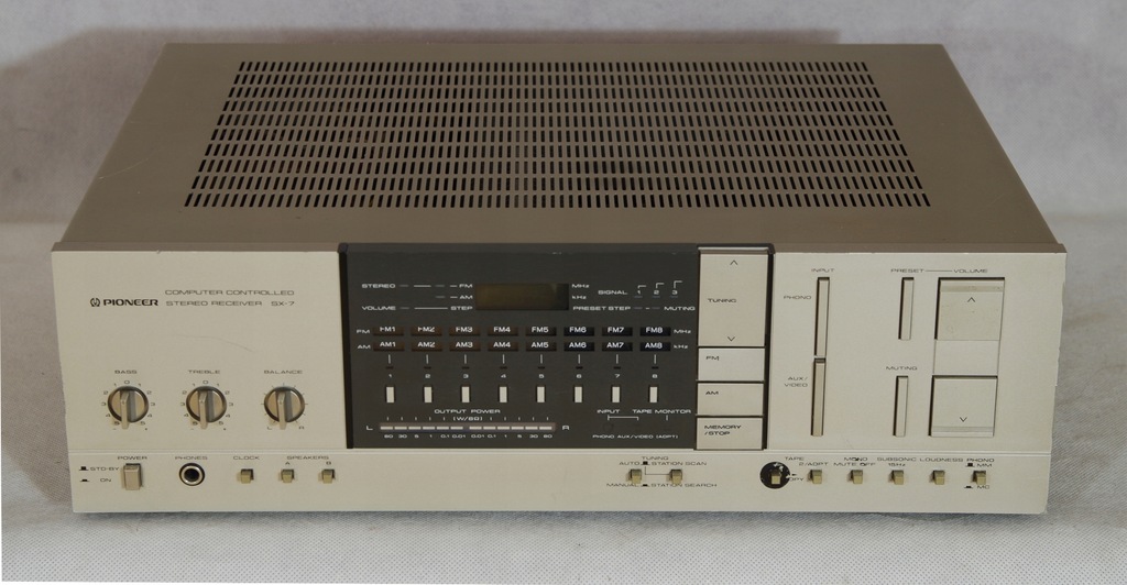 Pioneer SX-7, super amplituner vintage. - 9046114626 - oficjalne archiwum Allegro