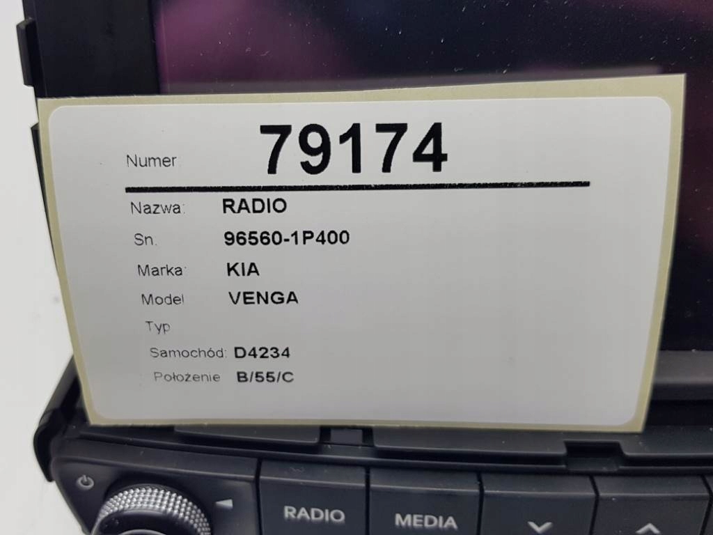 RADIO NAWIGACJA WYŚWIETLACZ 96560-1P400 VENGA LIFT - 11675214637 - oficjalne archiwum Allegro