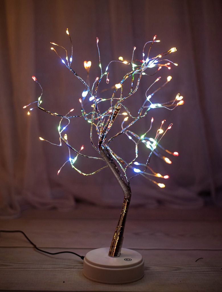 DEKORACYJNE DRZEWKO Z LAMPKAMI LED PIĘKNA LAMPKA - 10088602101 ...