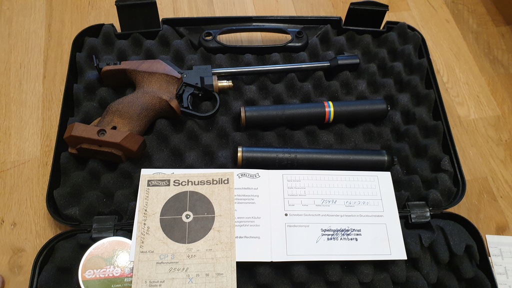 PISTOLET PNEUMATYCZNY WALTHER CP3 WIATRÓWKA CO2 - 12237263220 ...