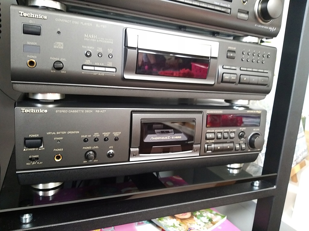 Magnetofon kasetowy Technics RS-AZ7 czarny - 10914597841 - oficjalne archiwum Allegro