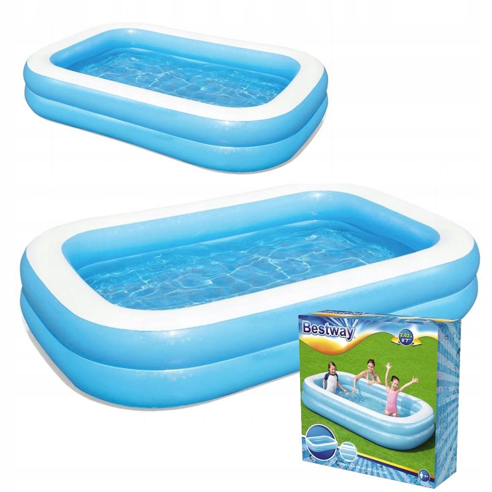 BASEN DO OGRODU RODZINNY DMUCHANY OGRODOWY WODNY - 10899222744 ...