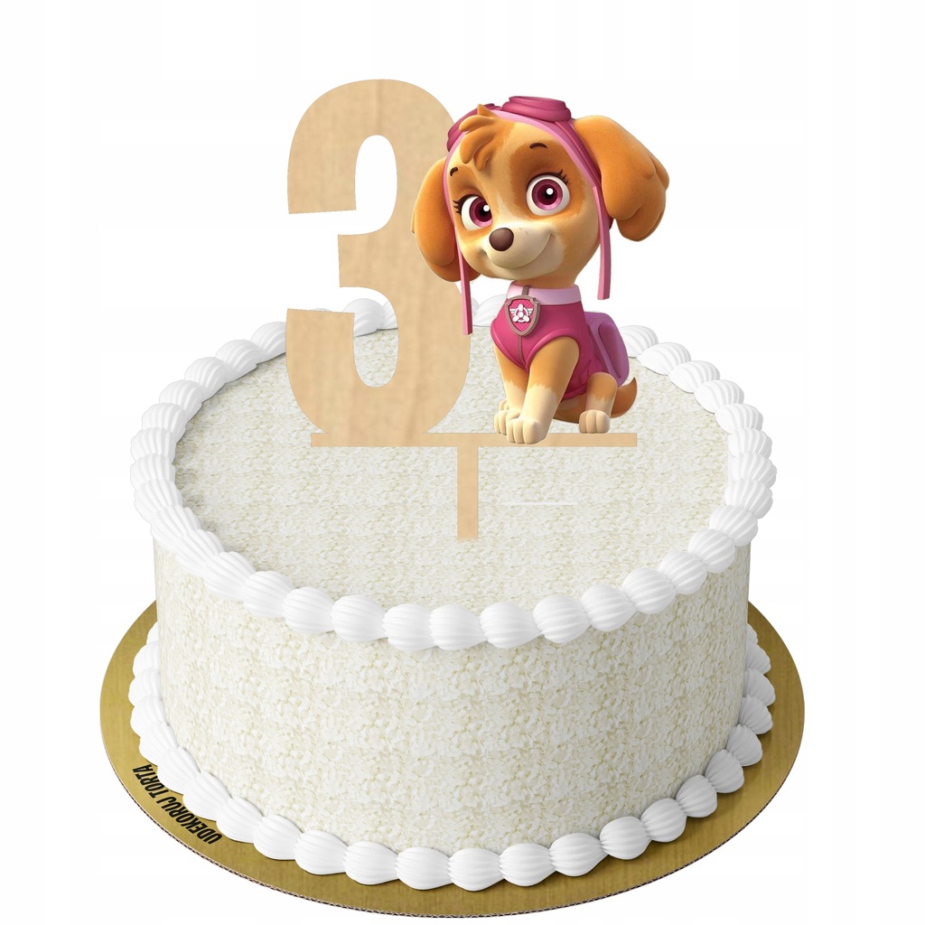 Topper kolorowy cyfra 3 psi patrol sky - 11218244766 - oficjalne ...